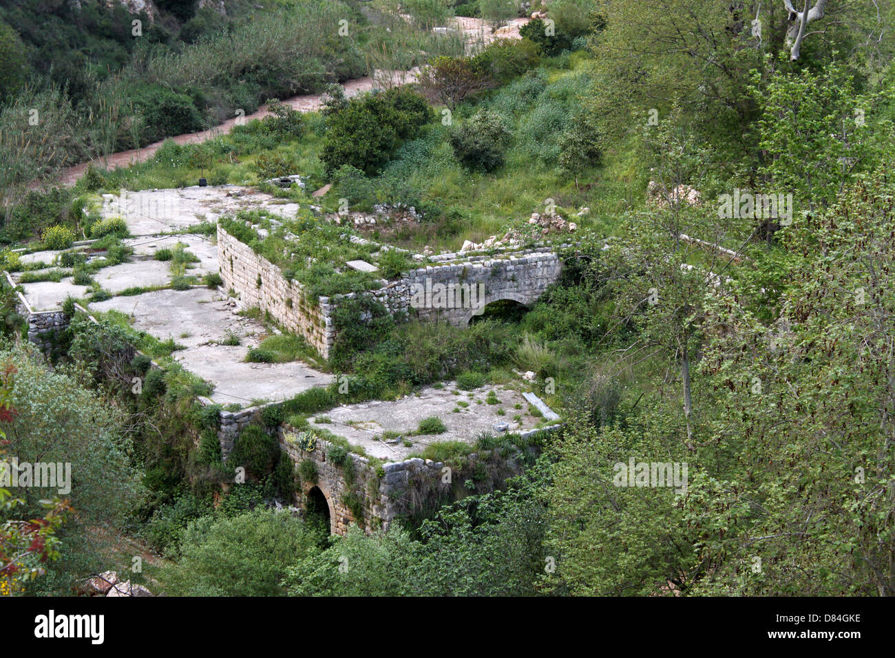 Ruins and River Stock Photo - Alamy
