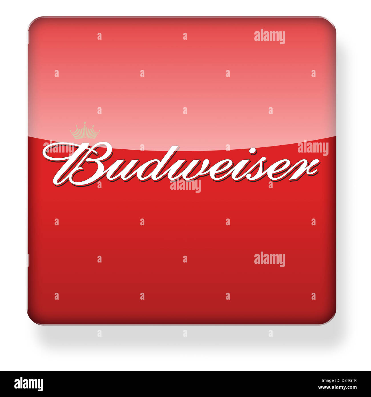 Budweiser logo app icon clipping hi-res stock photography and images ...