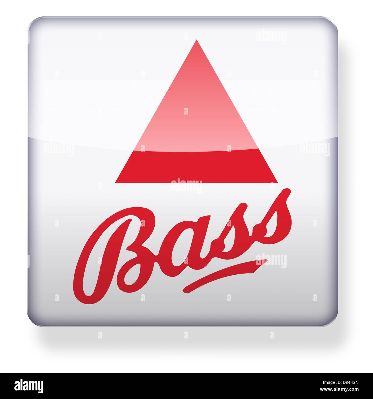Bass logo as an app icon. Clipping path included Stock Photo - Alamy