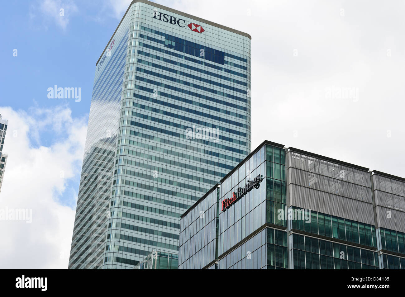 Iconic HSBC bank building, Canary Wharf, London, England, United ...