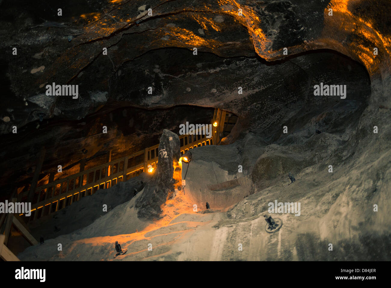 Caverns in the Wieliczka Salt Mine, Wieliczka, Poland, Europe Stock ...