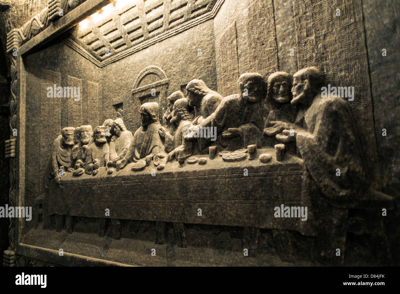 Carving Of The Last Supper High Resolution Stock Photography and Images ...