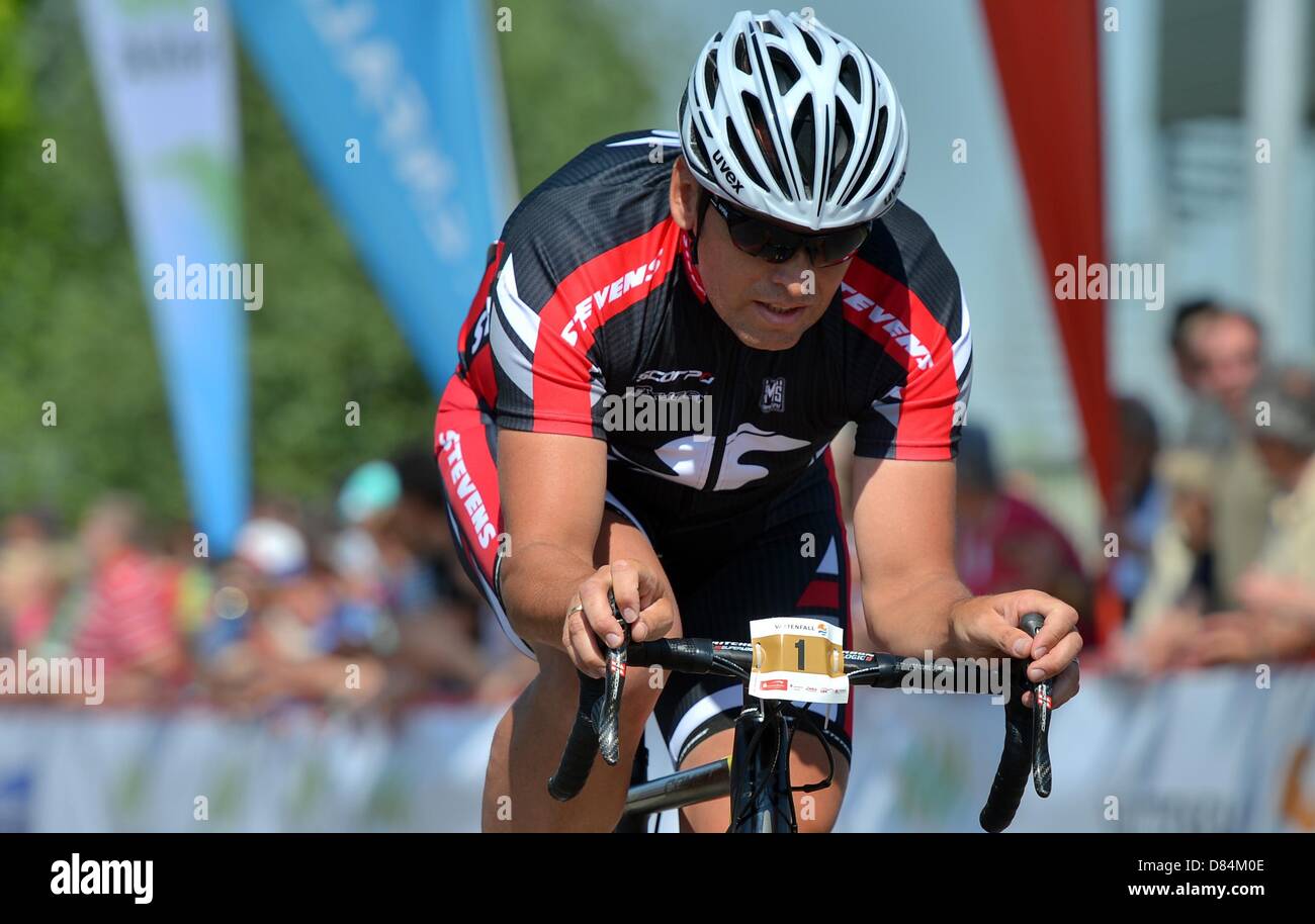 Olympic Winner Olaf Ludwig takes part in the race of the legends in ...