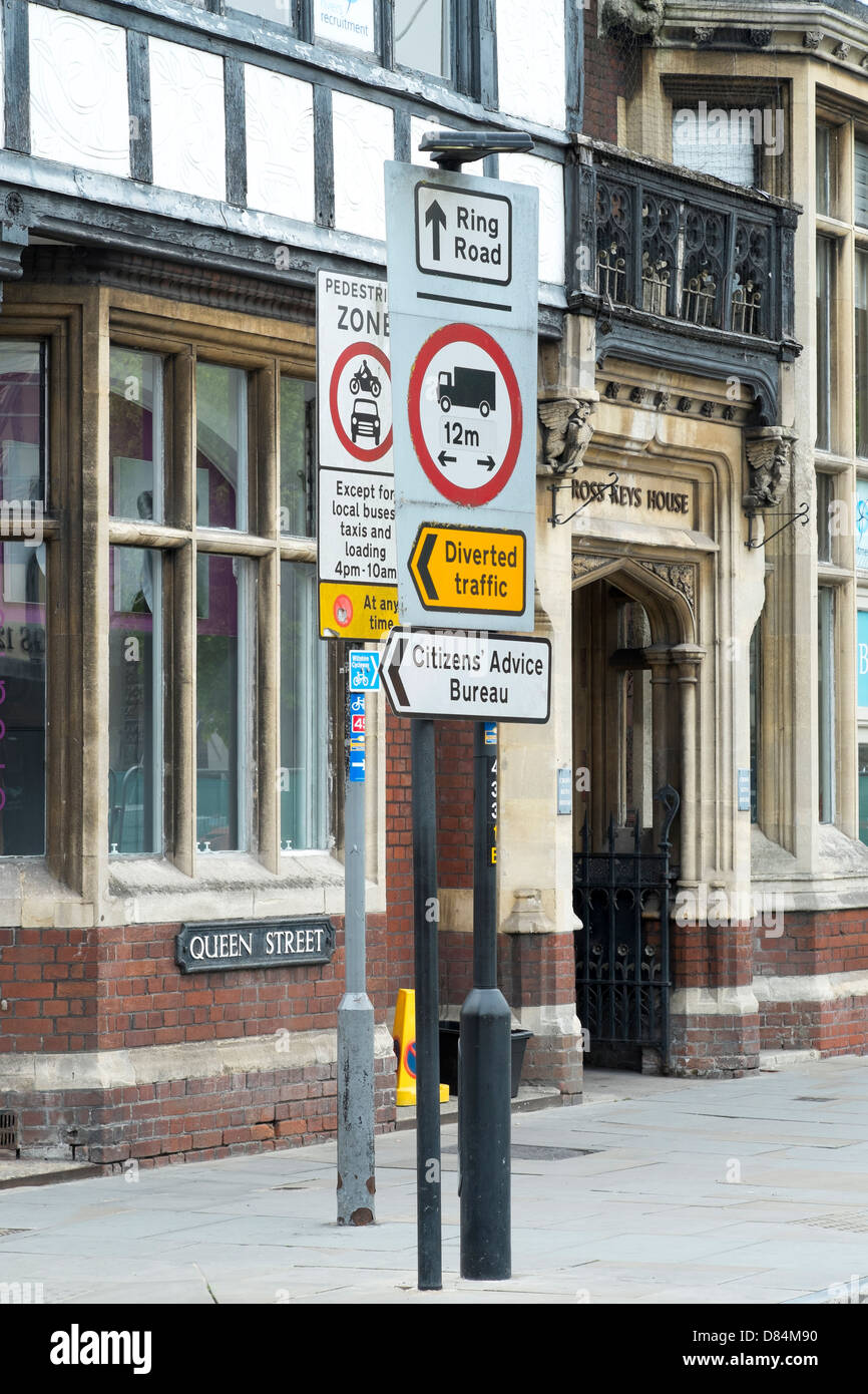 UK road traffic signs Stock Photo - Alamy