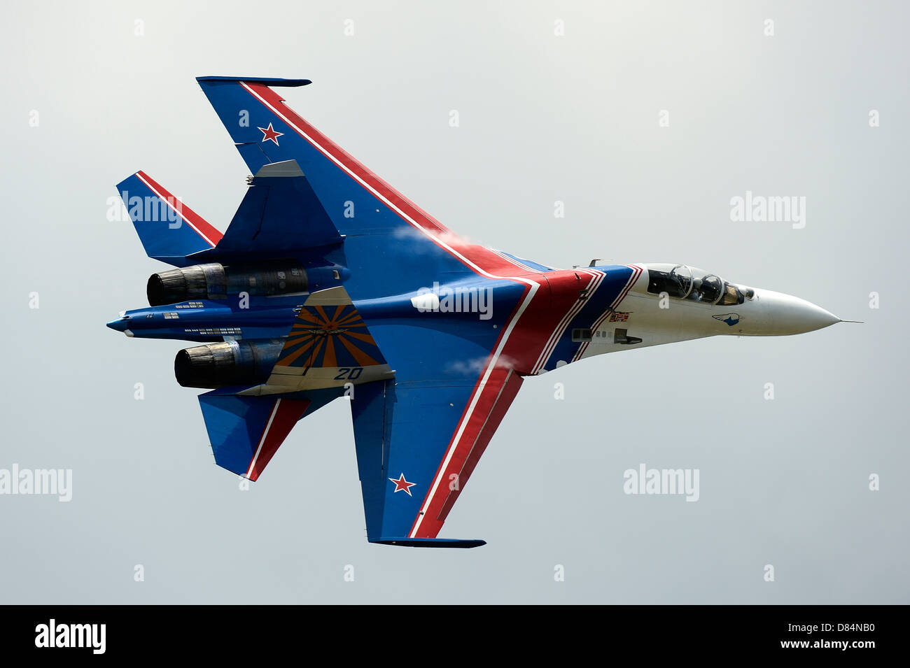 March 26, 2013 - A Sukhoi Su-27 Flanker of the Russian Knights ...