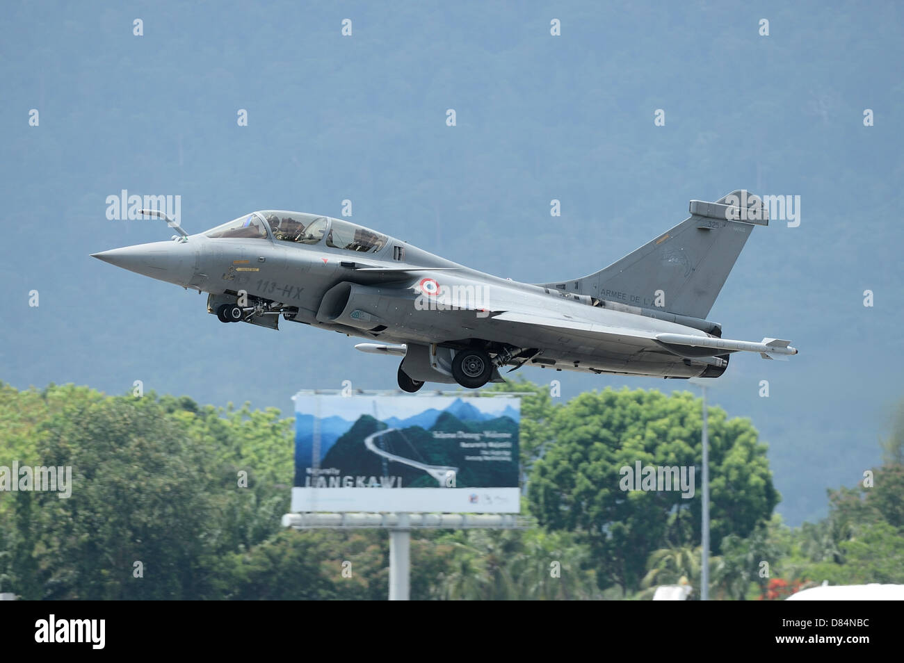 March 26, 2013 - A Dassault Rafale of the French Air Force taking off ...