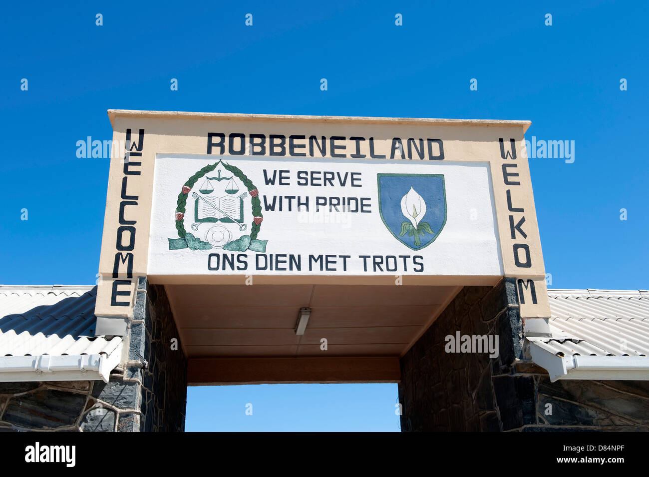 Robben Island South Africa Prison Sign High Resolution Stock ...