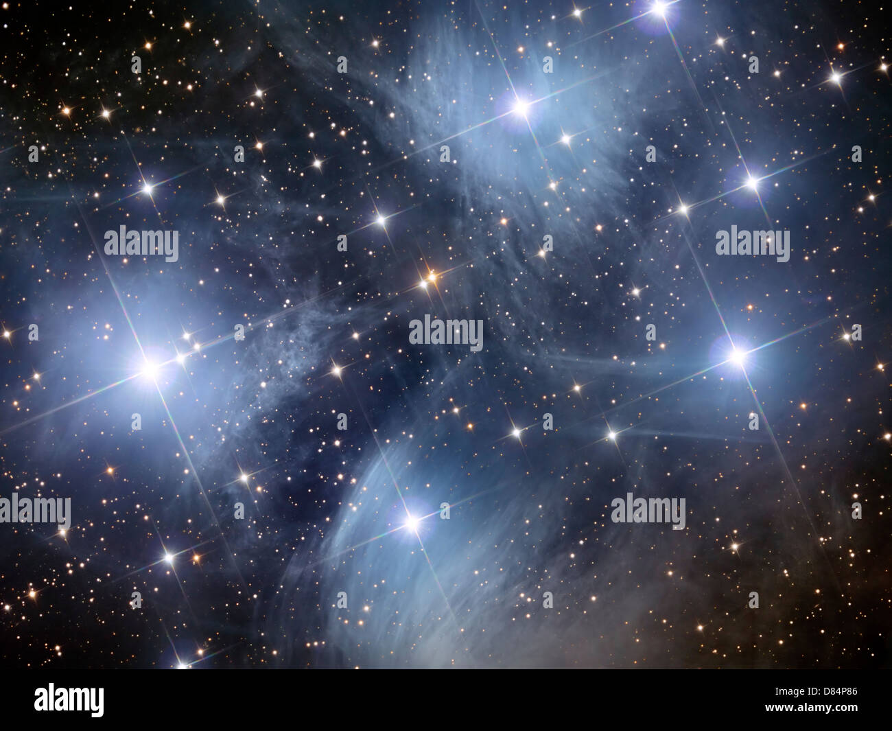 Taurus Constellation Stars Labeled
