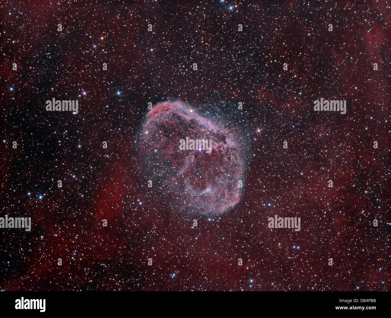 NGC 6888, the Crescent Nebula Stock Photo - Alamy