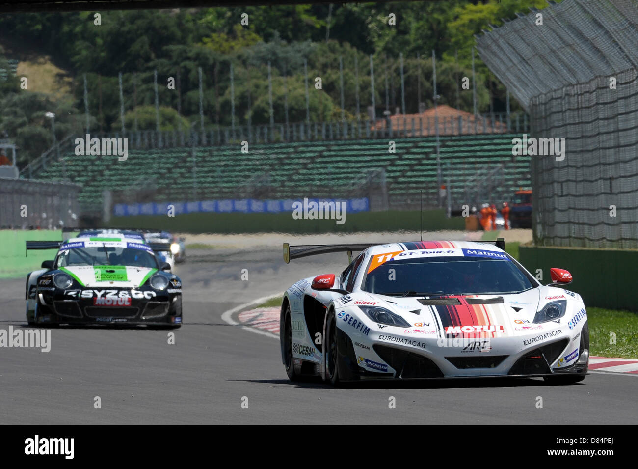 Imola, Italy. 19th May, 2013. Glles Vannelet and Antoine Leclerc of ART ...