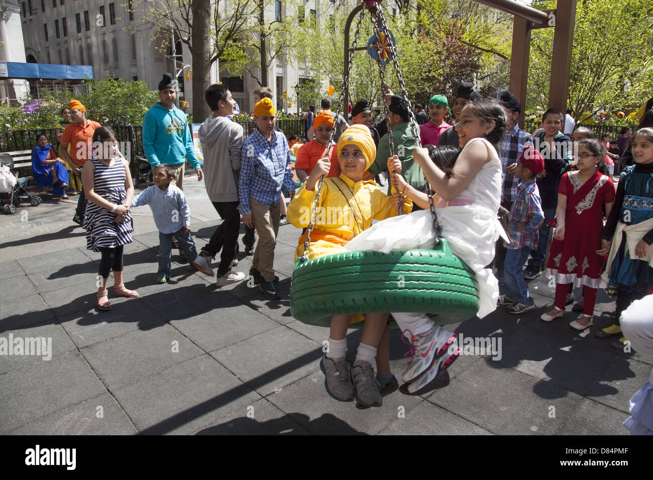 Annual Sikh parade and festival on Madison Avenue in New York City Stock Photo - Alamy