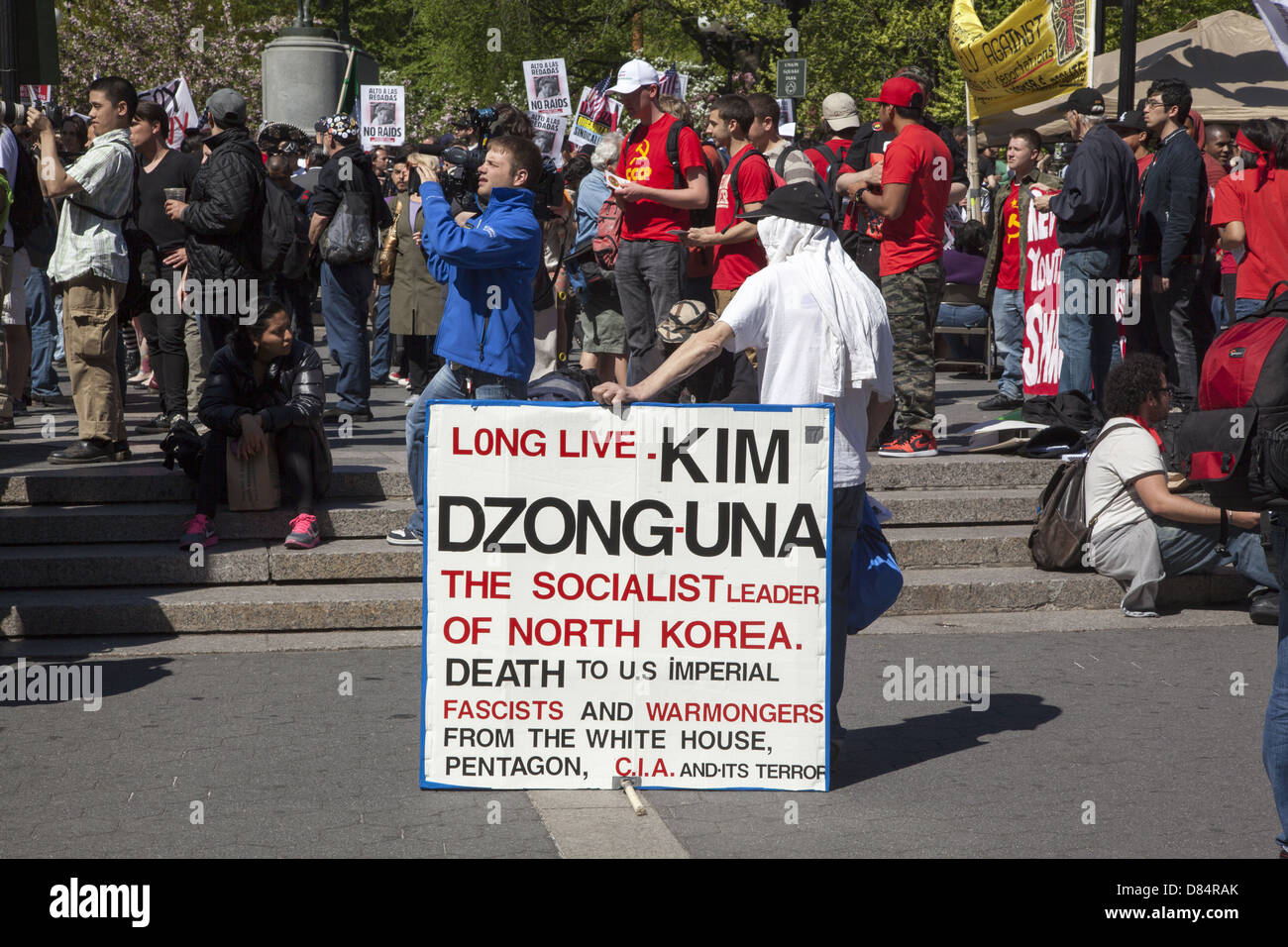 May 1: International Workers Day Rally at Union Square in NYC brings ...