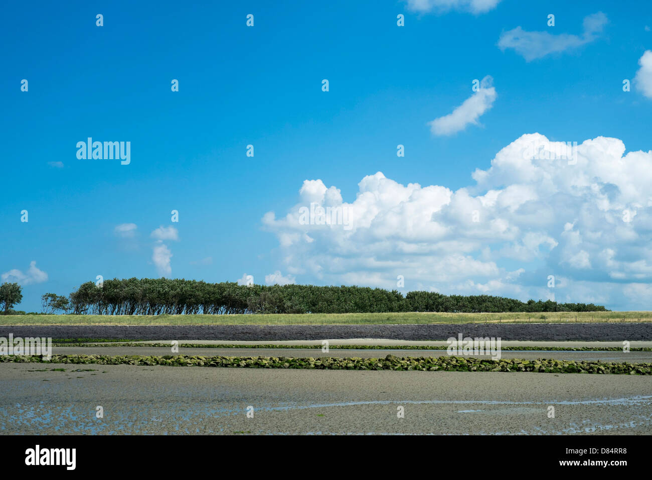 Ebb-tide in the Oosterschelde, Zeeland, Netherlands Stock Photo - Alamy