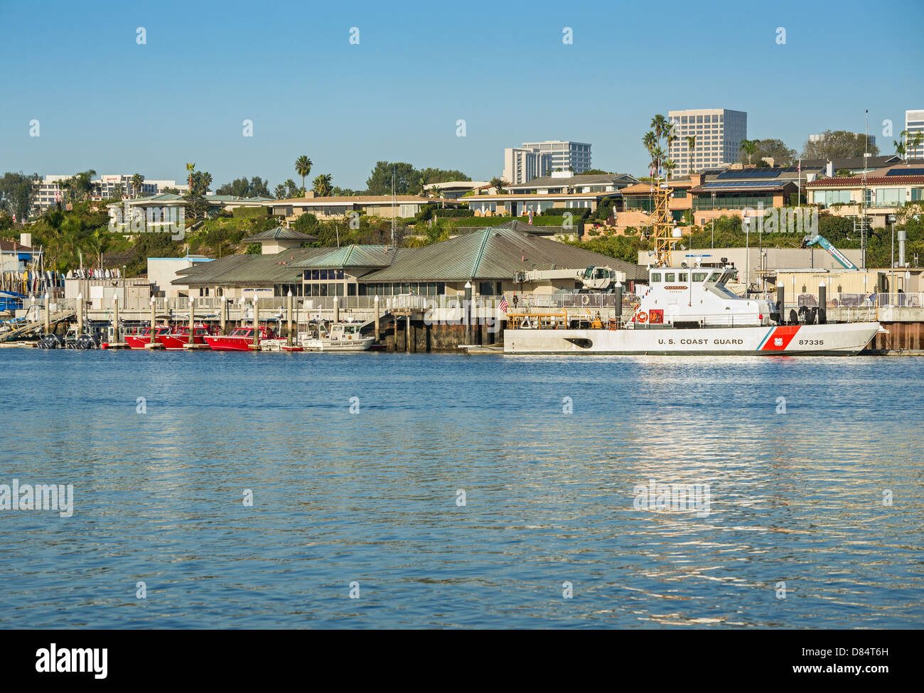 U.S. Coast Guard Station in Newport Beach Stock Photo - Alamy