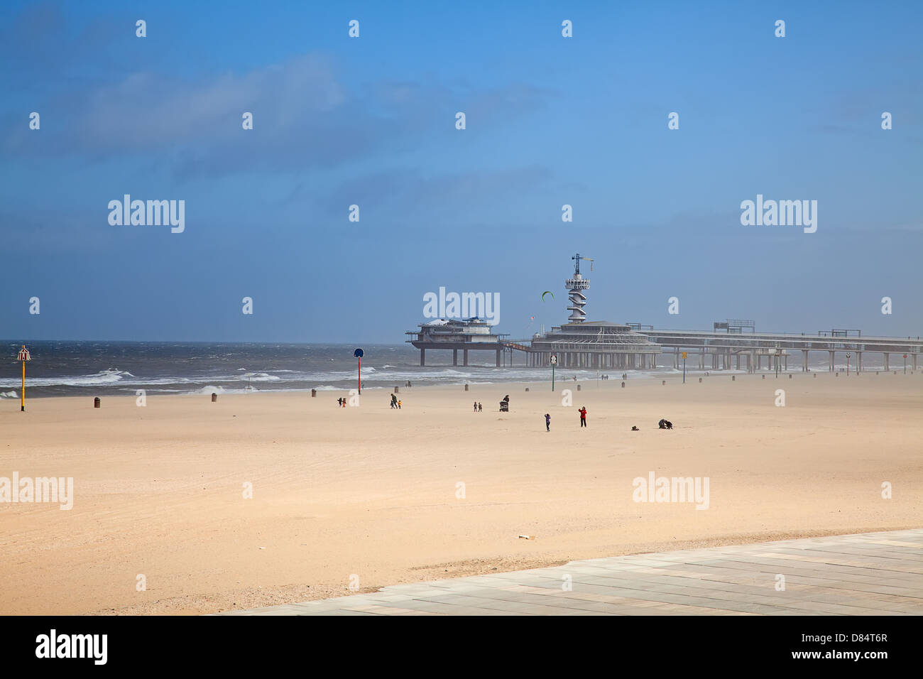 Cold and windy day at the North sea Stock Photo - Alamy