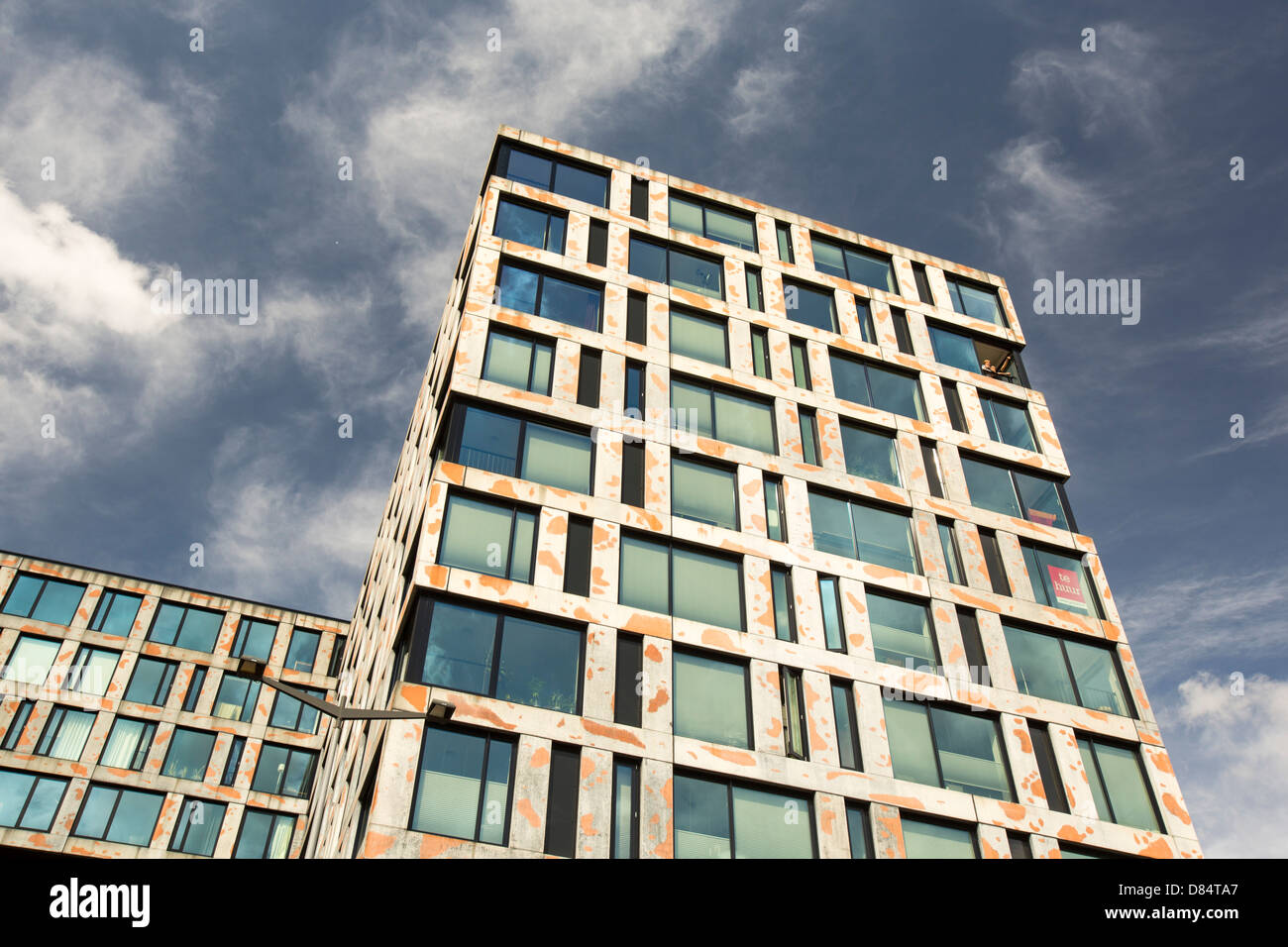 A modern apartment block in Amsterdam, Netherlands Stock Photo - Alamy