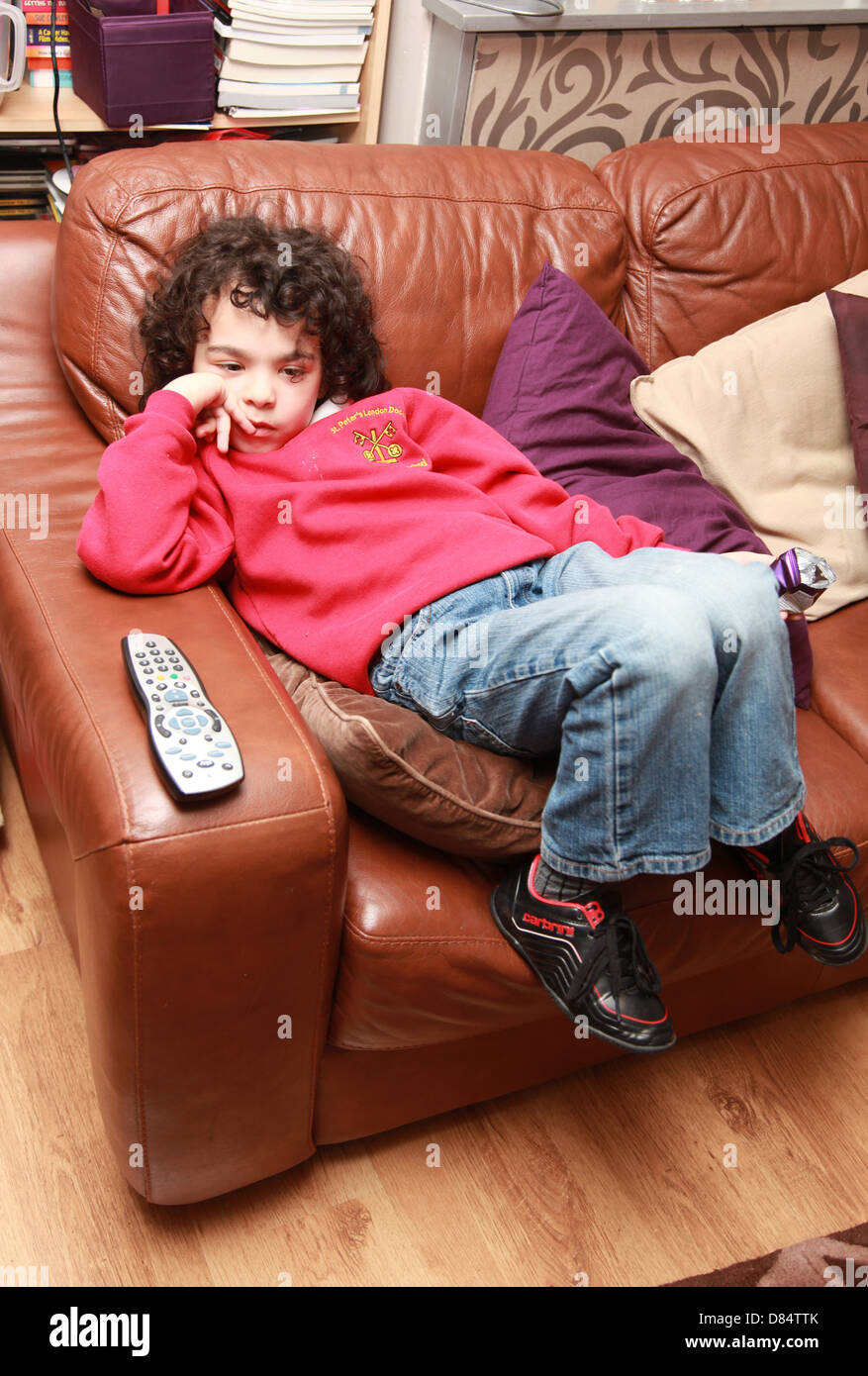 Fed up kid hi-res stock photography and images - Alamy
