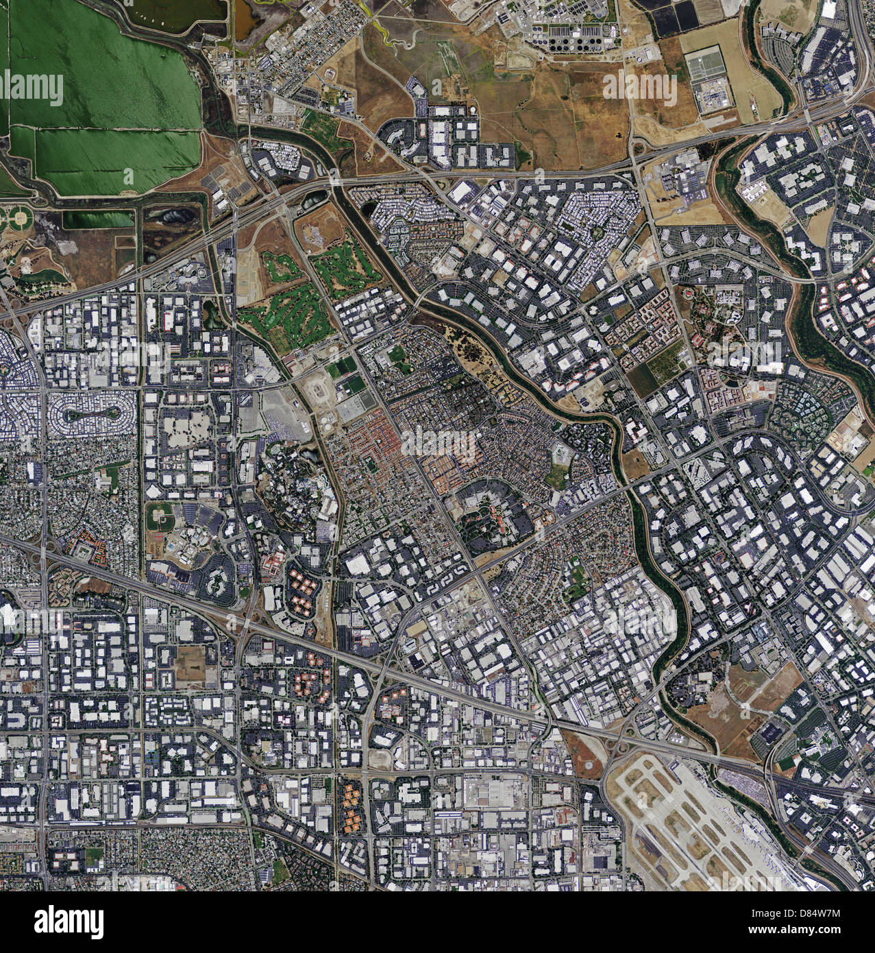 Map of santa clara hi-res stock photography and images - Alamy