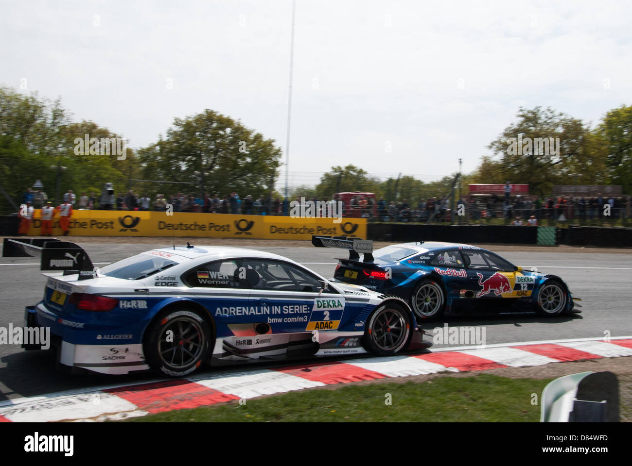 Racing action from DTM, German Touring Car Championship, Brands Hatch ...