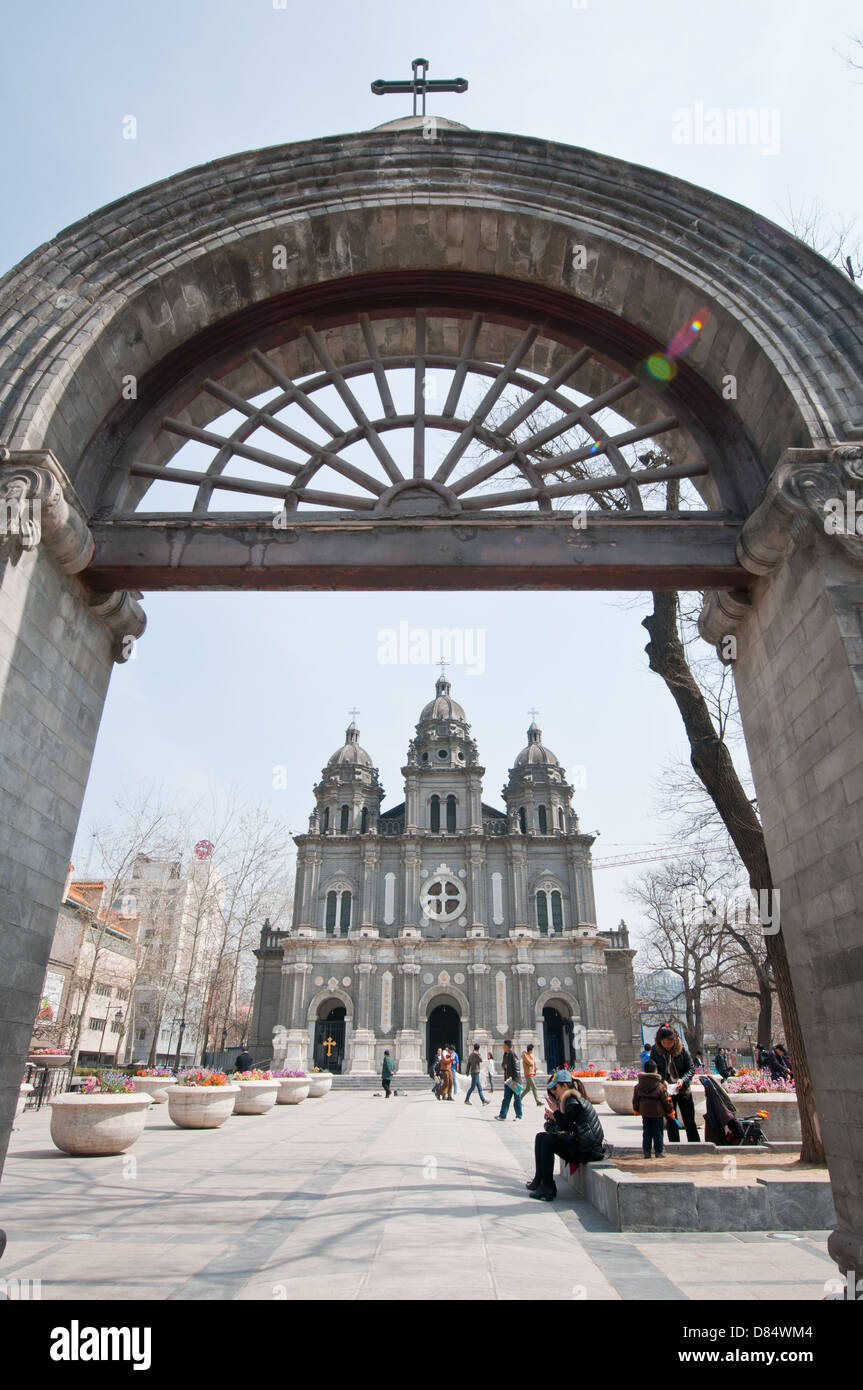 catholic St. Joseph's Church known as Wangfujing Church or Dongtang ...