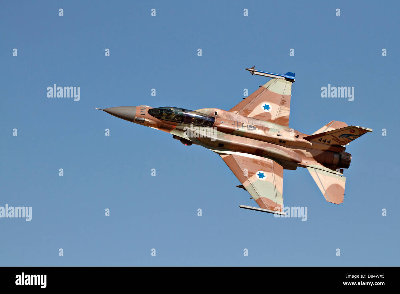 An F-16I Sufa of the Israeli Air Force in flight over Ramon Air Force ...