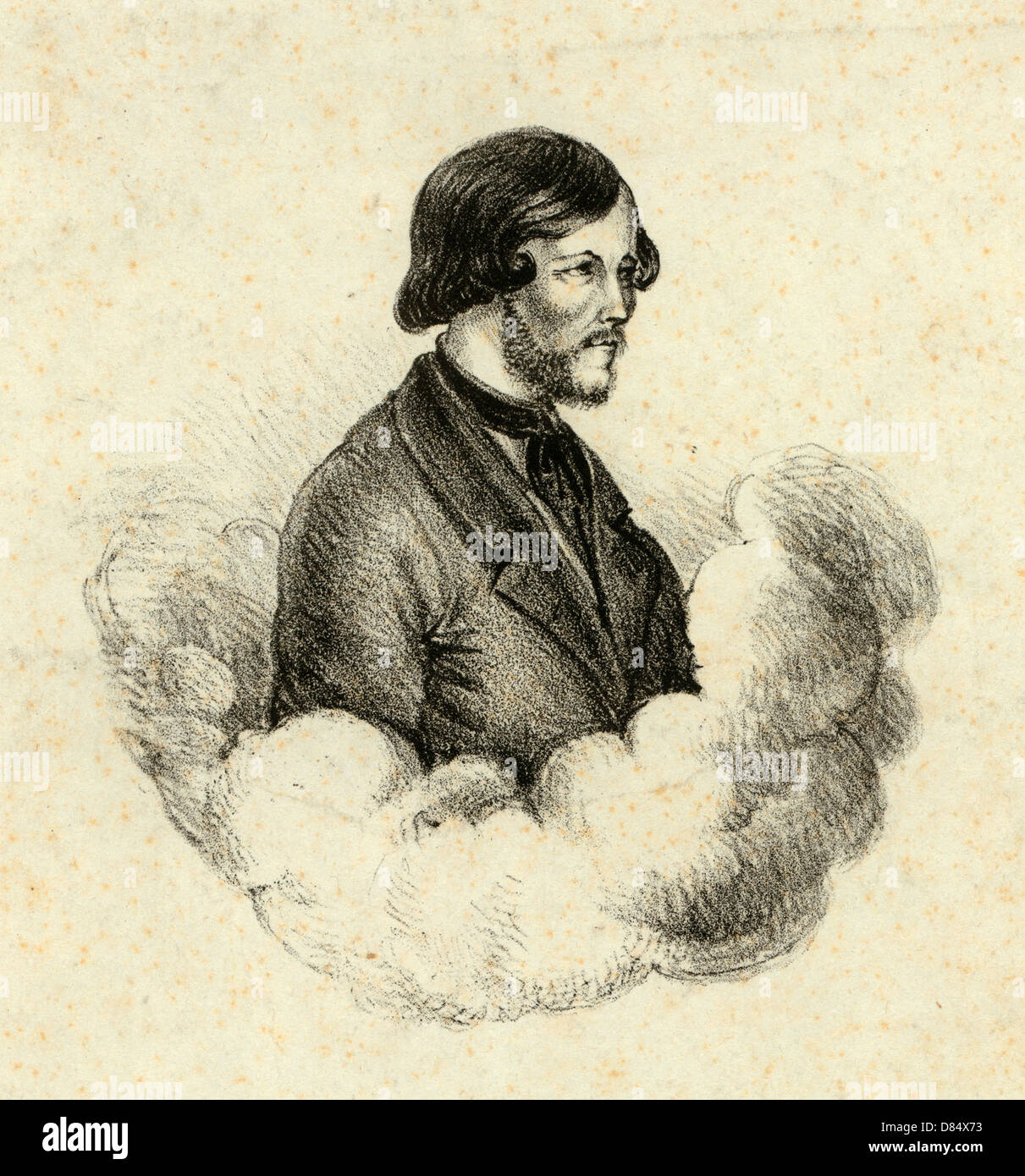 French balloonist Francesco Arban Stock Photo - Alamy