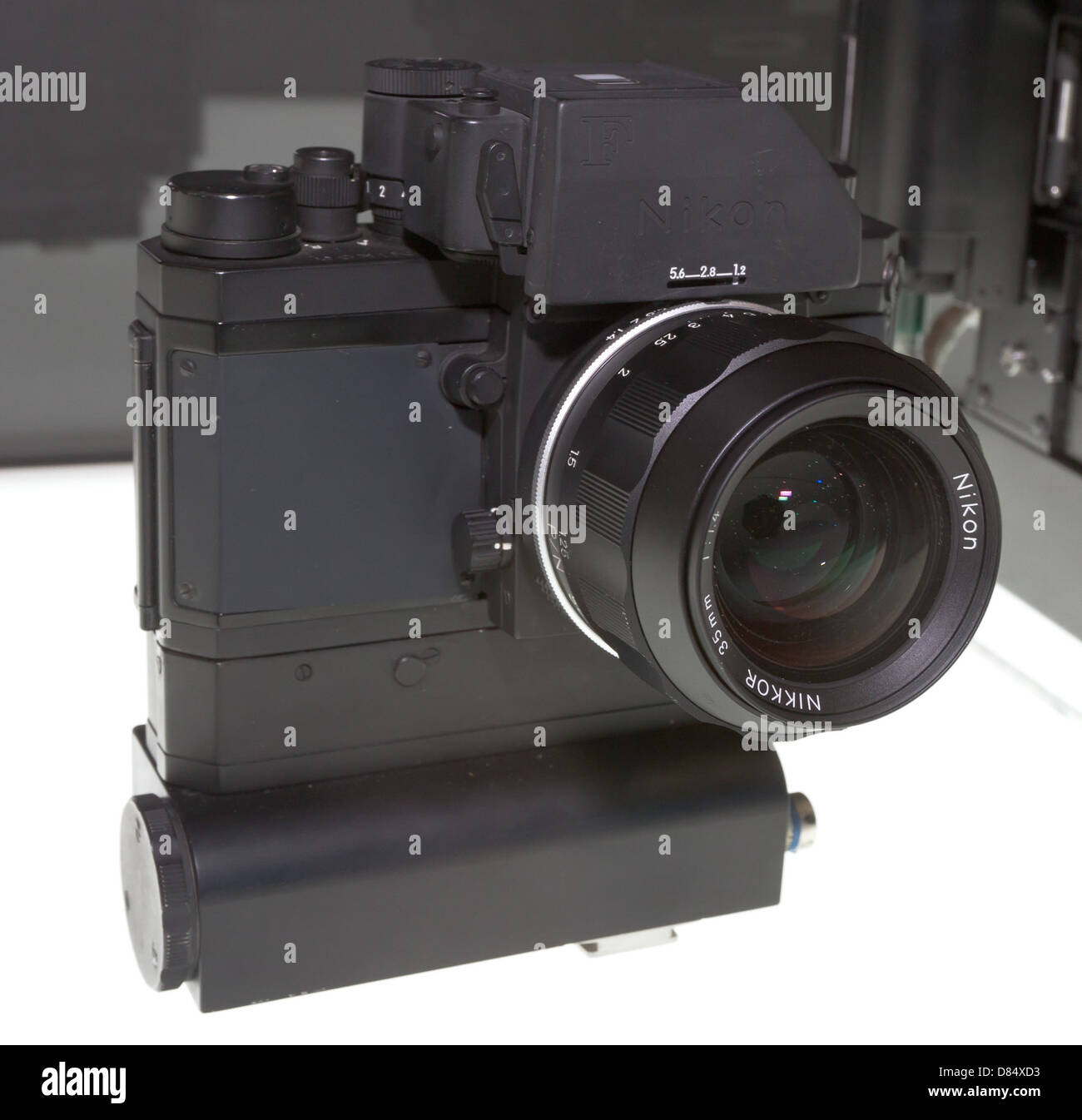 The 1971 Nikon Photomic FTn, a film camera, was modified for NASA's space exploration efforts in ...