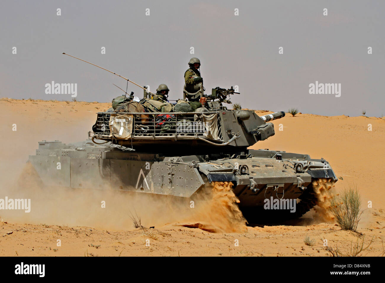 An Israel Defense Force Magach 7 main battle tank during an exercise in ...