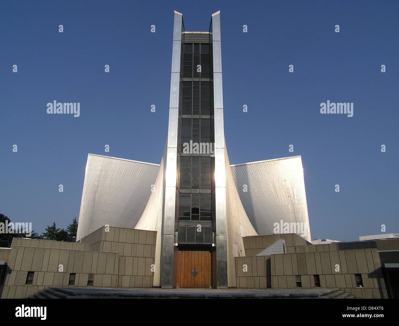 This photograph, taken on July 2, 2003, shows the Tokyo Cathedral ...