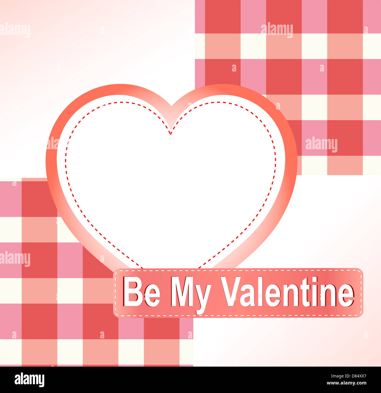 Valentine's background with hearts and place for text Stock Photo - Alamy