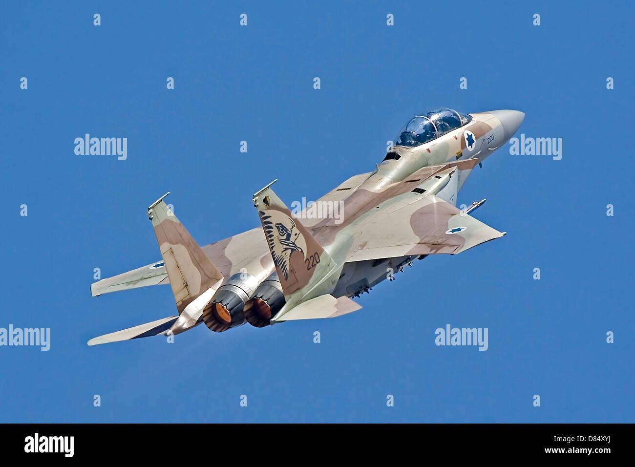 An F-15I Ra'am of the Israeli Air Force takes off from Hatzerim Air ...