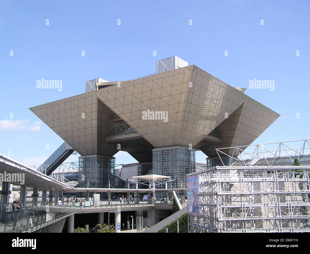 The Tokyo International Exhibition Center, known as Big Sight, is ...