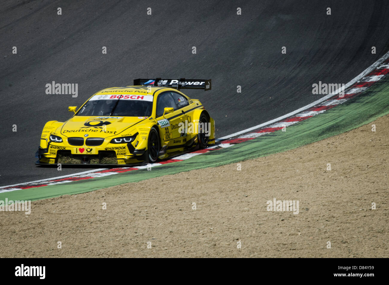 Racing action from DTM, German Touring Car Championship, Brands Hatch ...