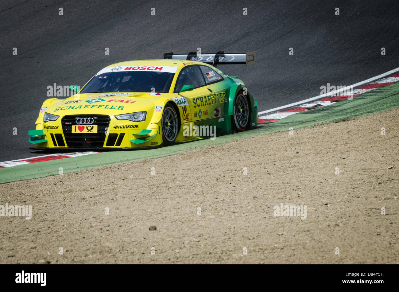 Racing action from DTM, German Touring Car Championship, Brands Hatch ...