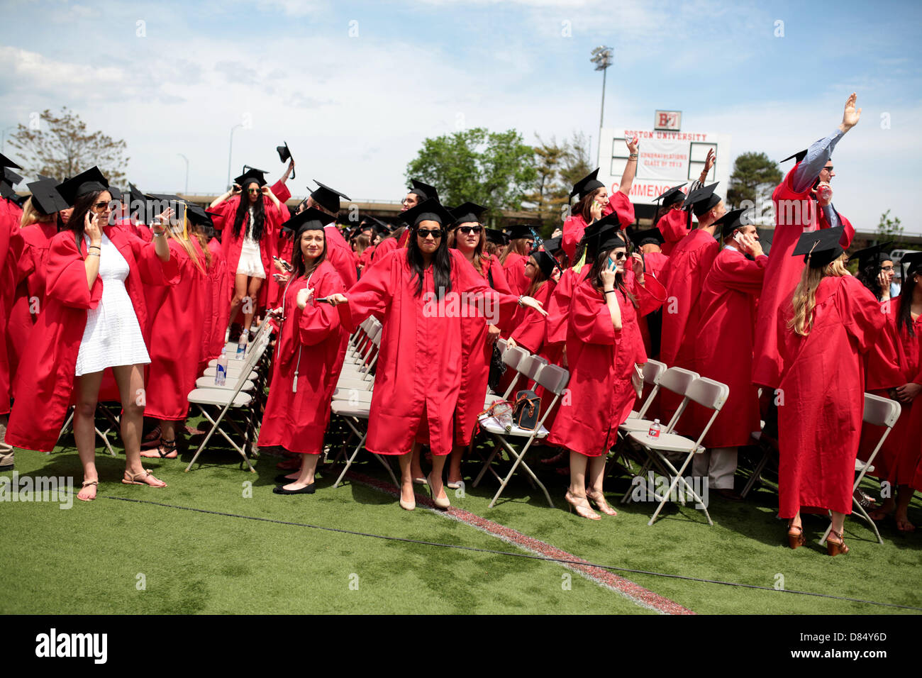 Boston, Massachusetts, USA. 19th May 2013. Thousands gathered at ...