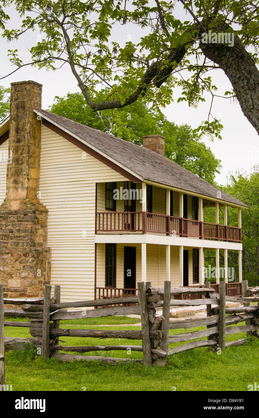 Elkhorn Tavern, Pea Ridge National Military Park, Garfield, Arkansas ...