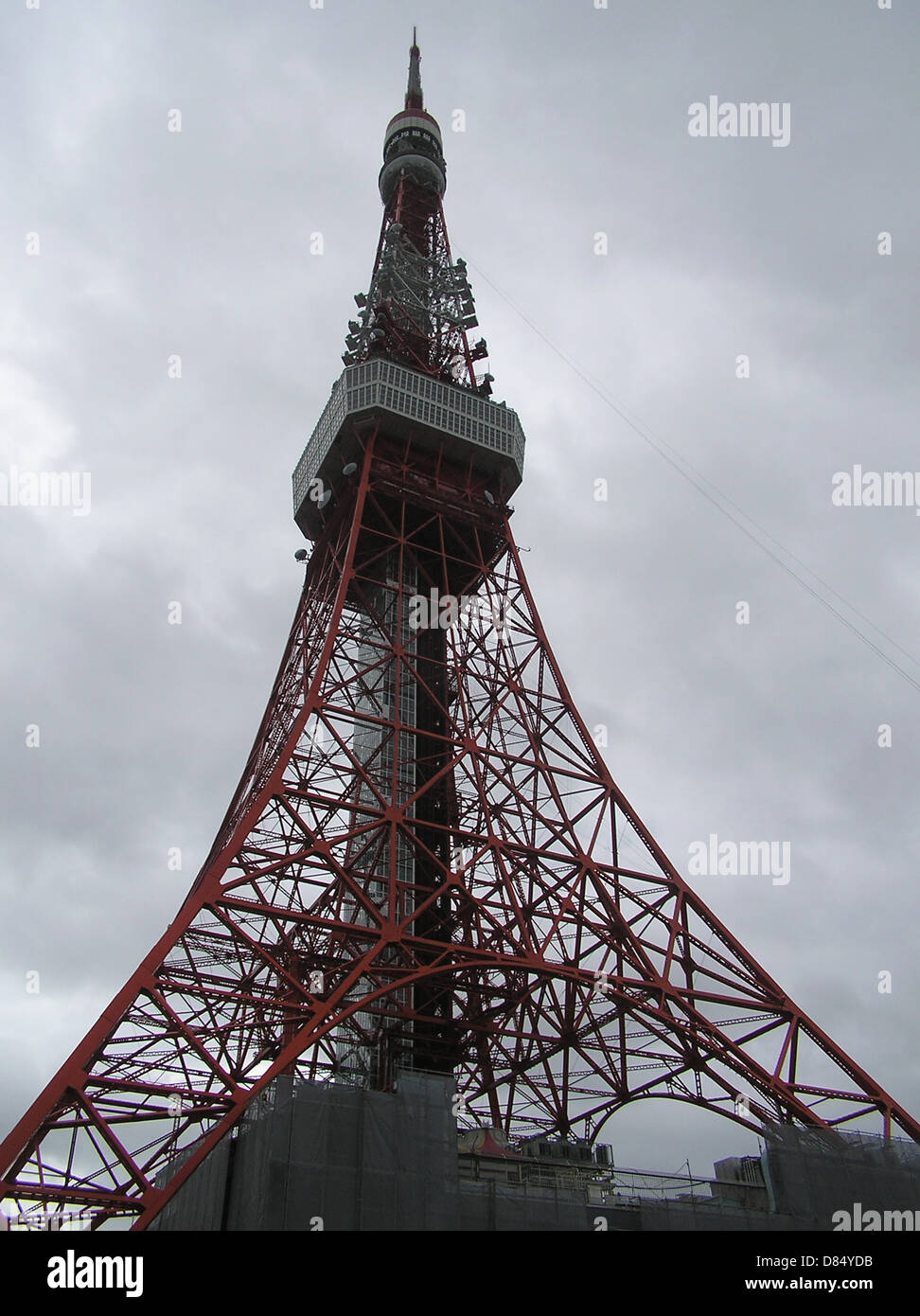 A view of Tokyo Tower, located in Shibakouen, Tokyo, Japan, taken on ...