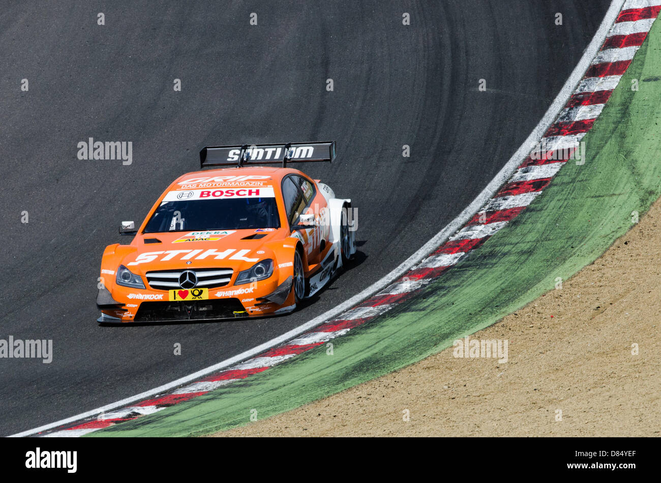 Racing action from DTM, German Touring Car Championship, Brands Hatch ...