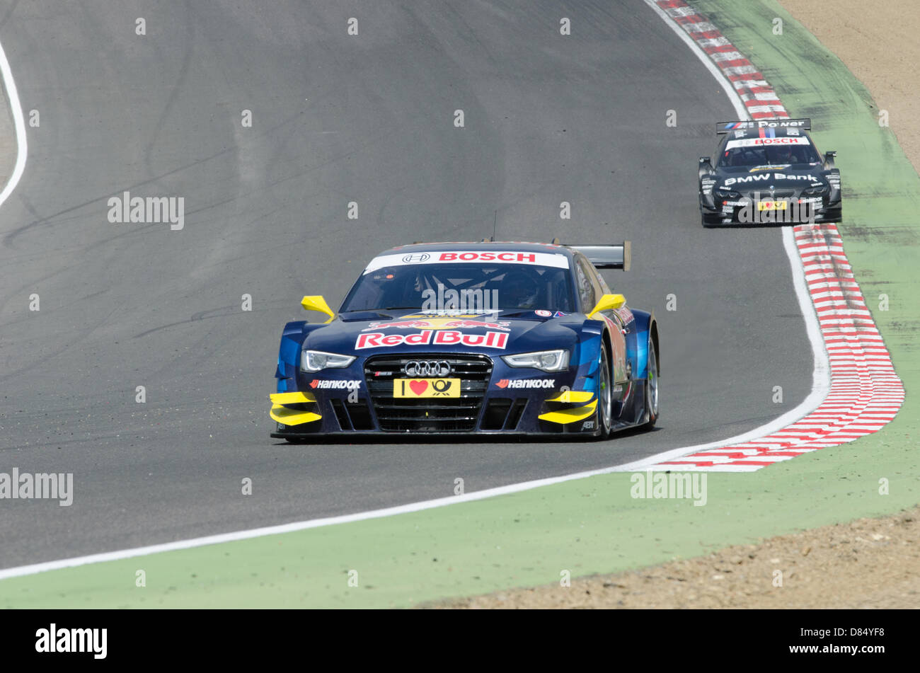 Racing action from DTM, German Touring Car Championship, Brands Hatch ...