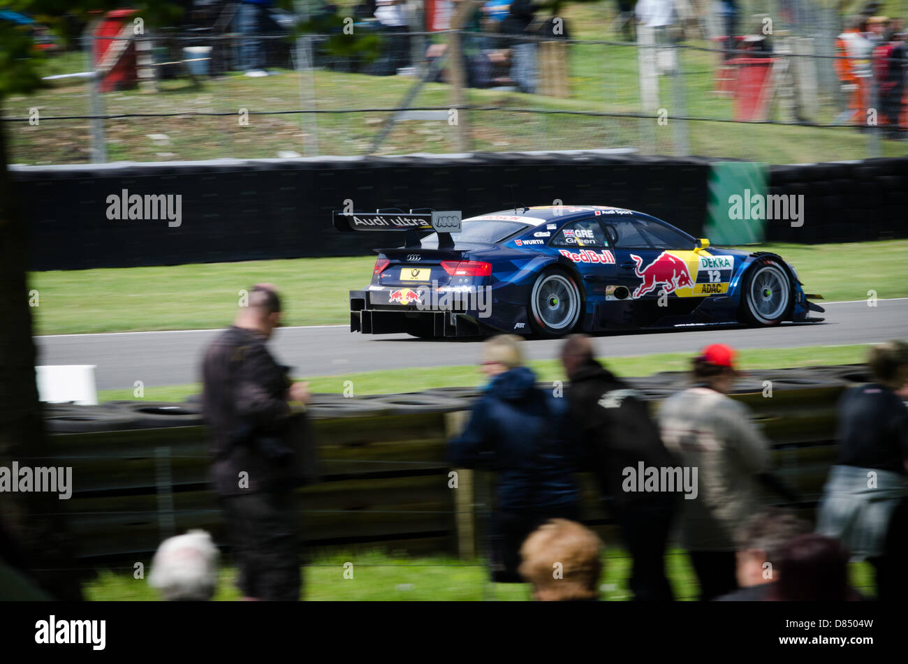 Racing action from DTM, German Touring Car Championship, Brands Hatch ...