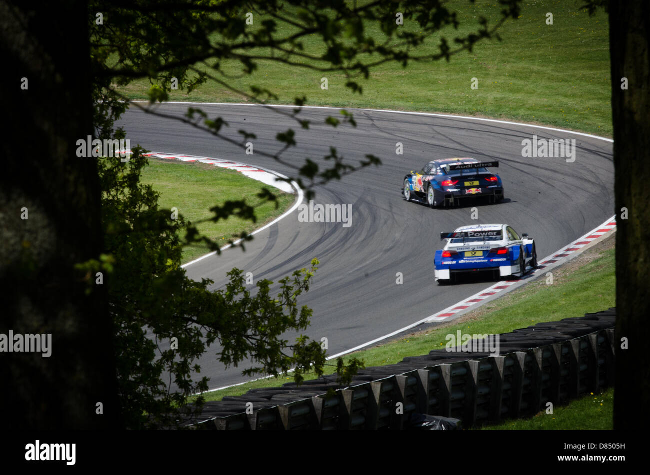 Racing action from DTM, German Touring Car Championship, Brands Hatch ...