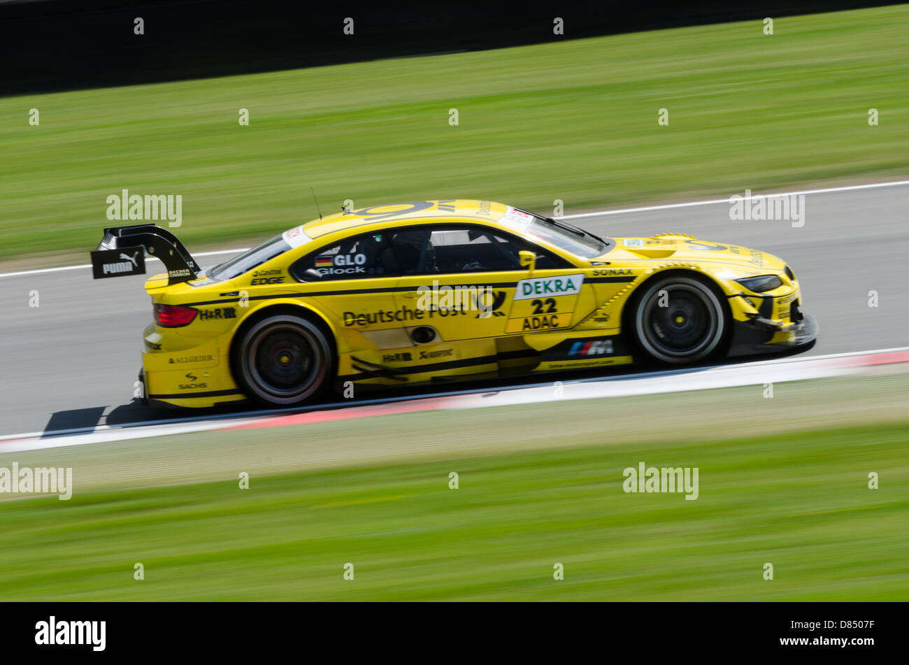 Racing action from DTM, German Touring Car Championship, Brands Hatch ...