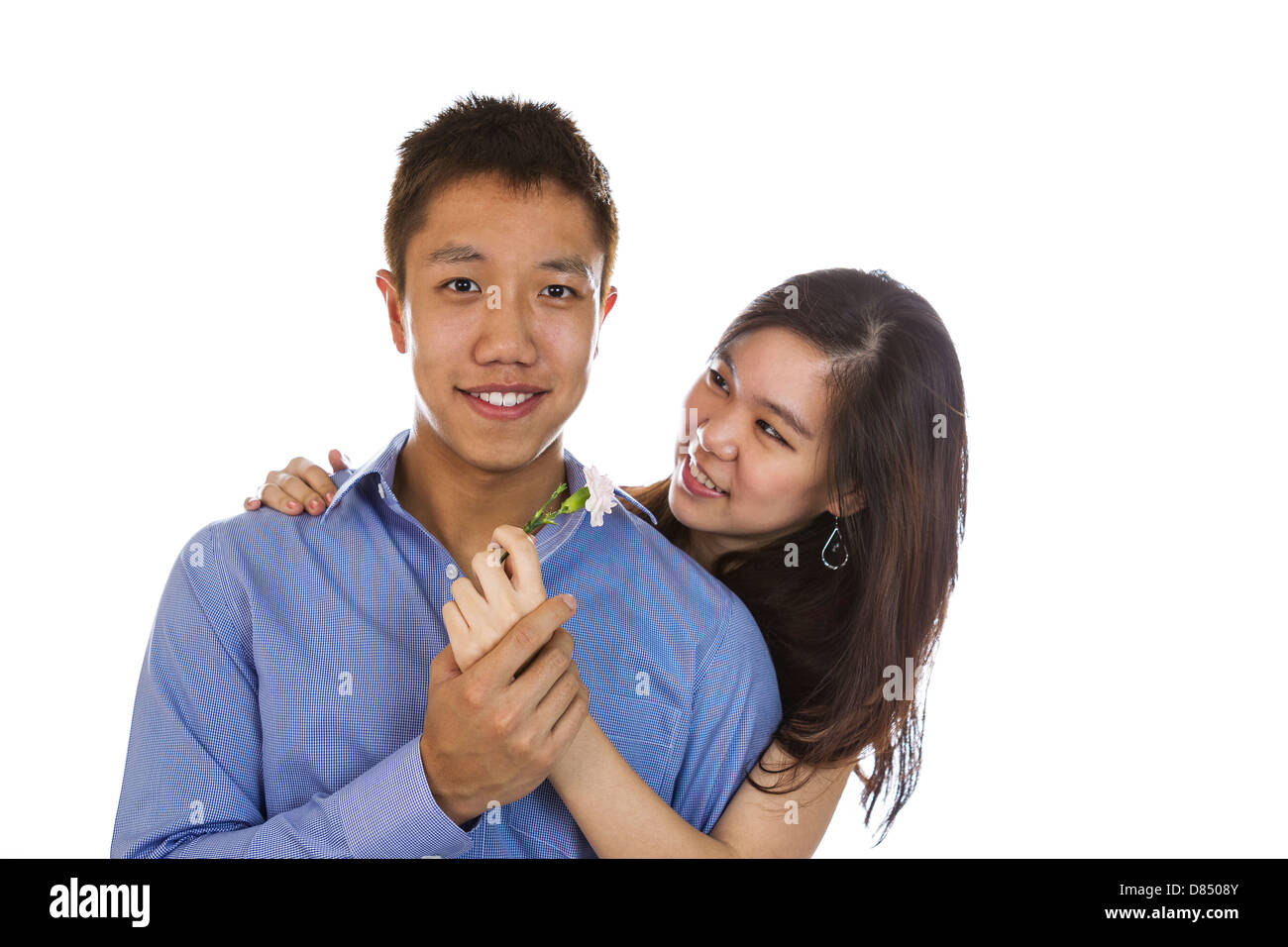 Young adult couple in romance Stock Photo - Alamy