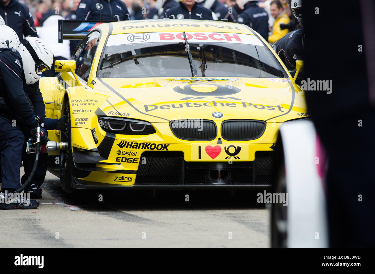 Racing action from DTM, German Touring Car Championship, Brands Hatch ...