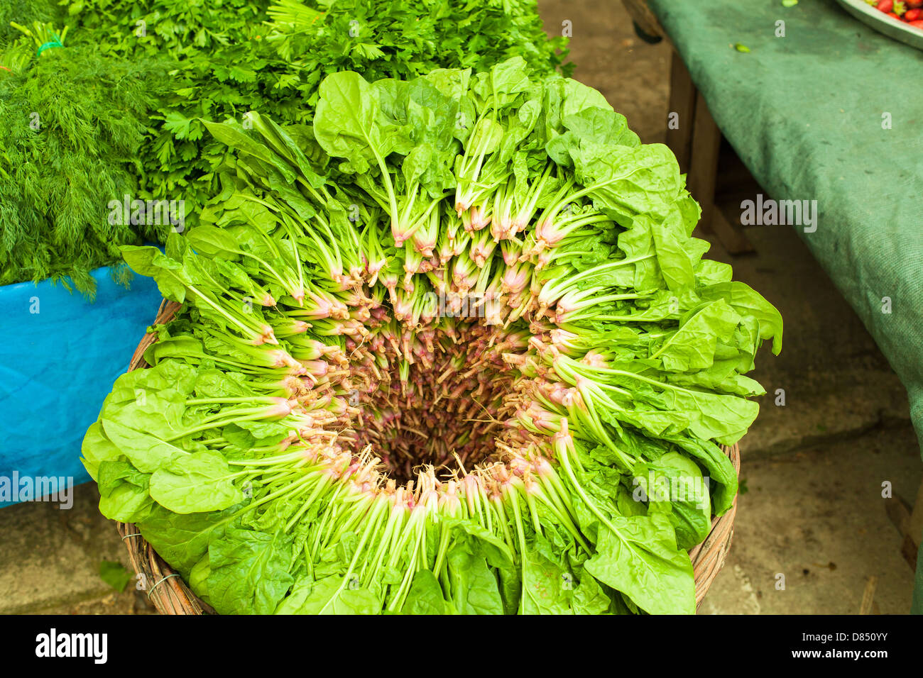 Fresh spinach hi-res stock photography and images - Alamy