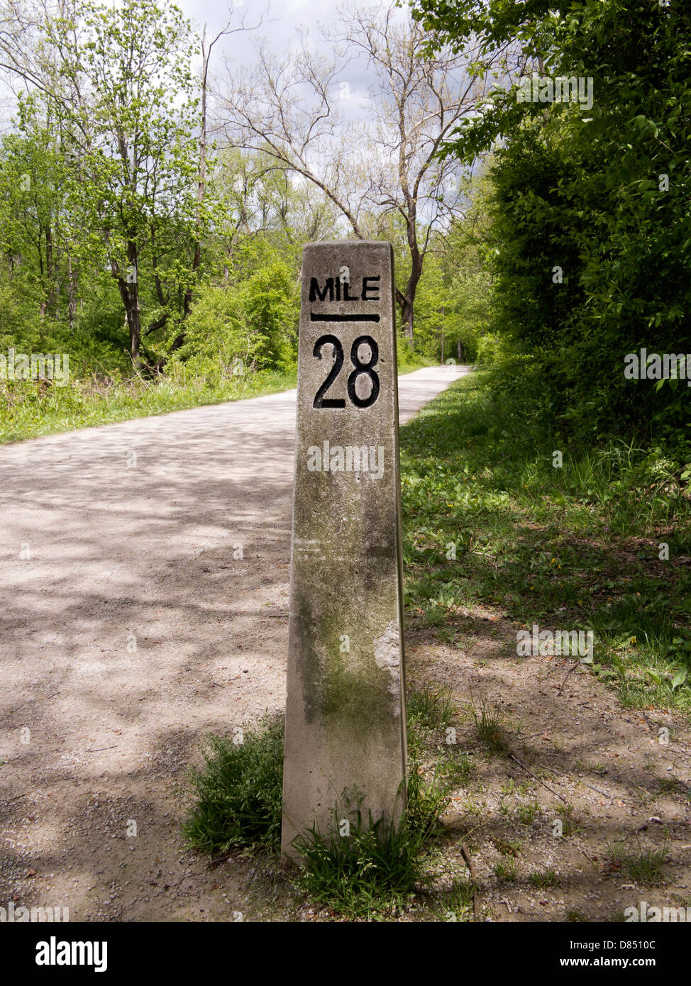 Mile marker hi-res stock photography and images - Alamy