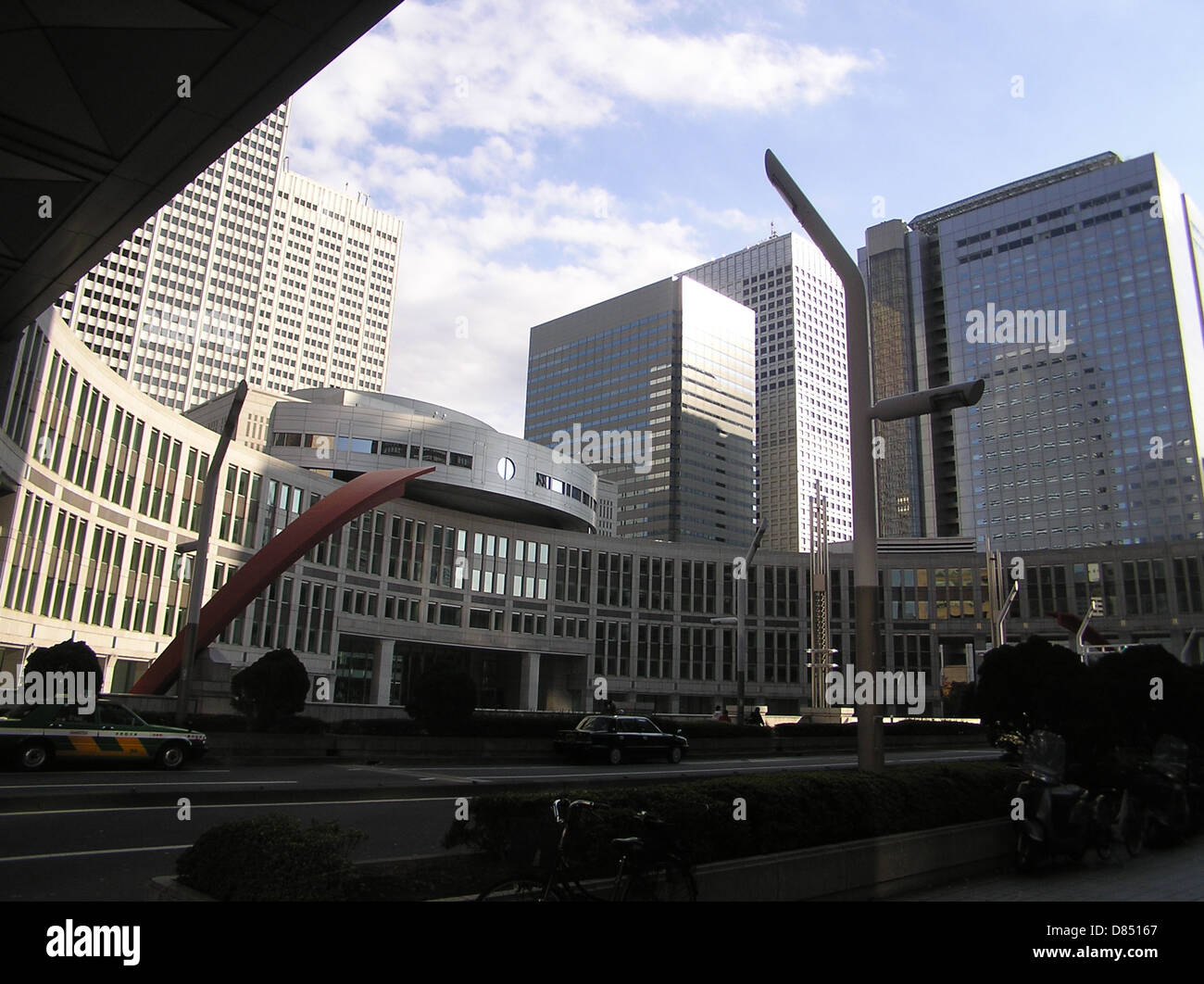 The Tokyo Metropolitan Assembly building, located in Tokyo, Japan, is ...