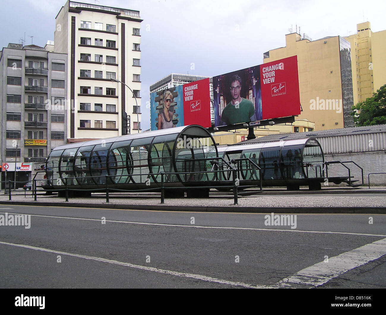 Bus stops in Curitiba, Brazil, are a key component of the city’s ...
