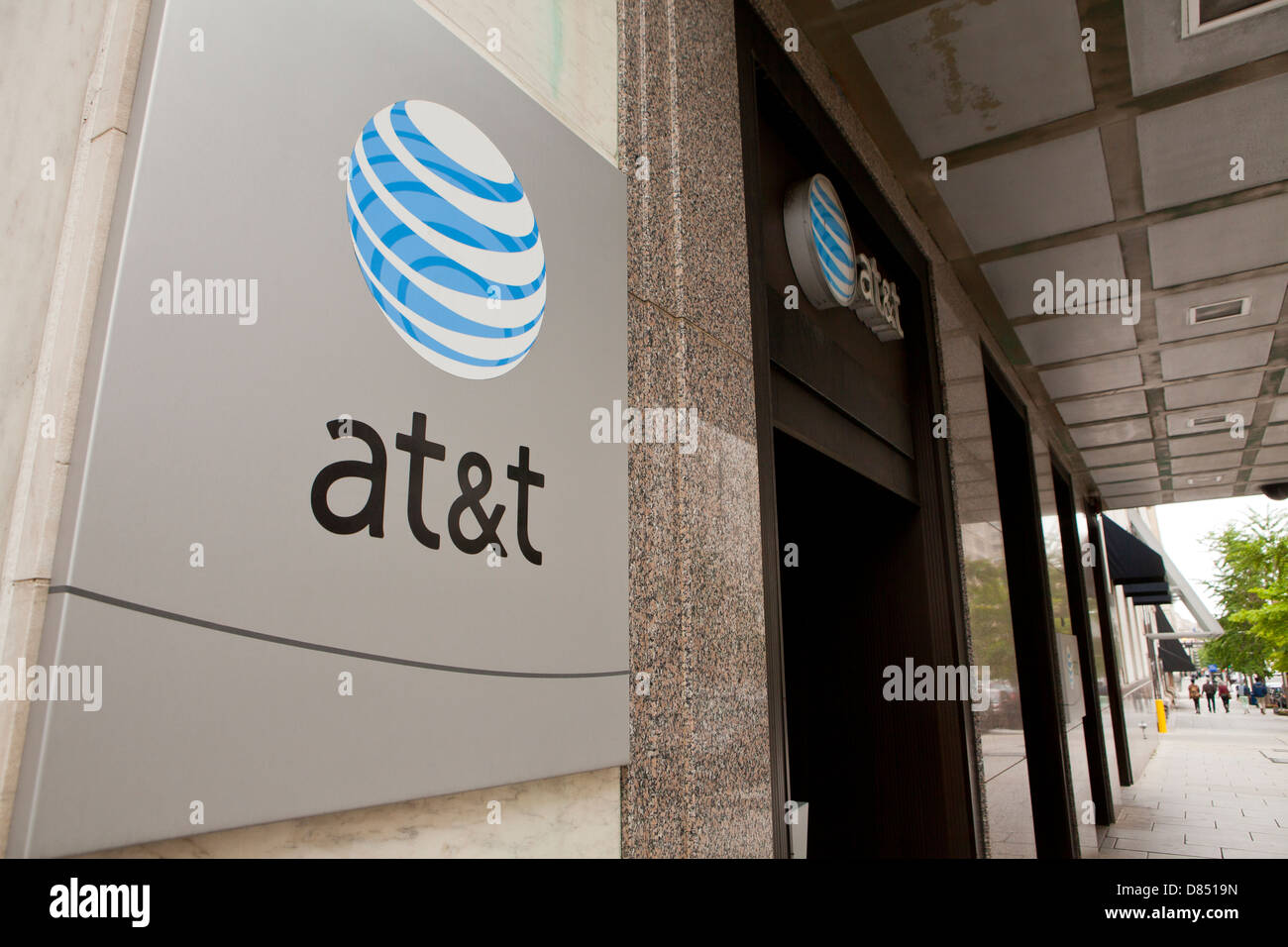 AT&T sign - USA Stock Photo - Alamy