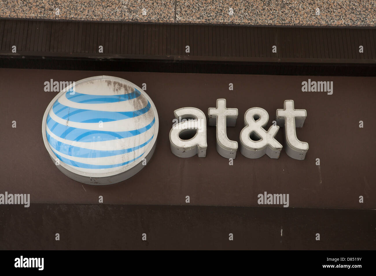 AT&T logo and sign - USA Stock Photo - Alamy